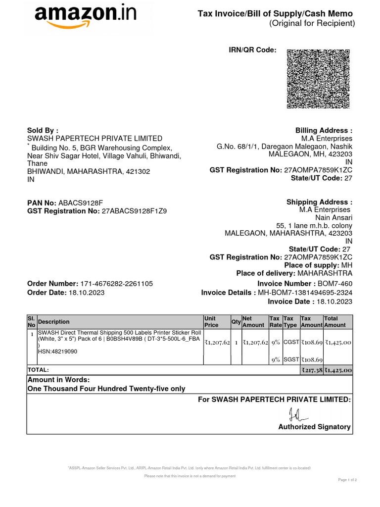 fl label invoice | PDF | Invoice | Market (Economics)