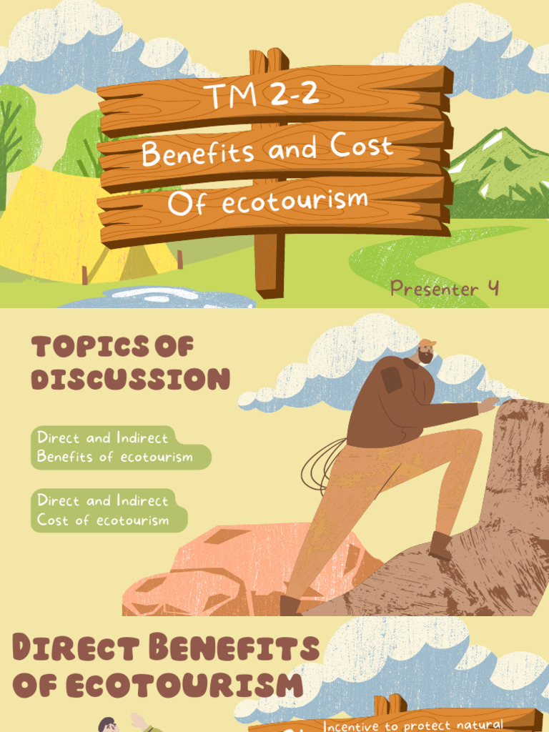 Benefits and Cost of Ecoturism | PDF | Economy And The Environment ...