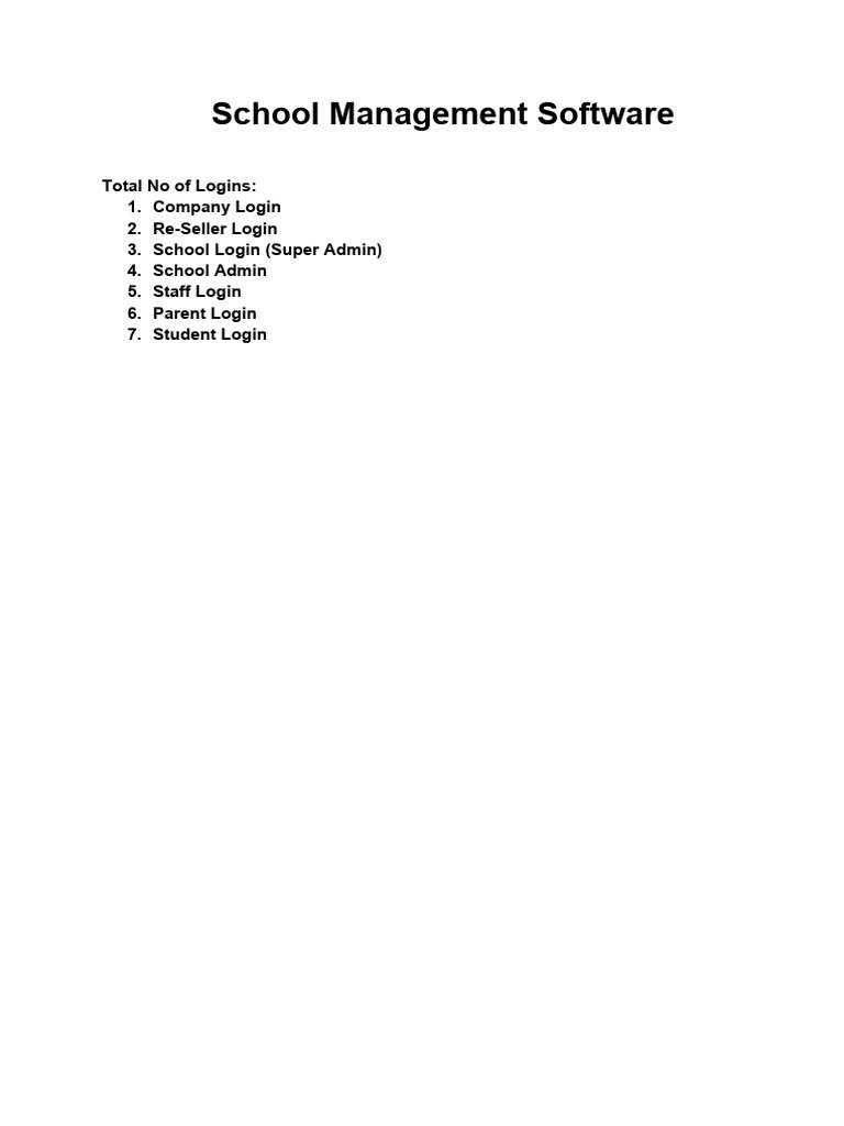 School Management Software | PDF | Invoice | Computing