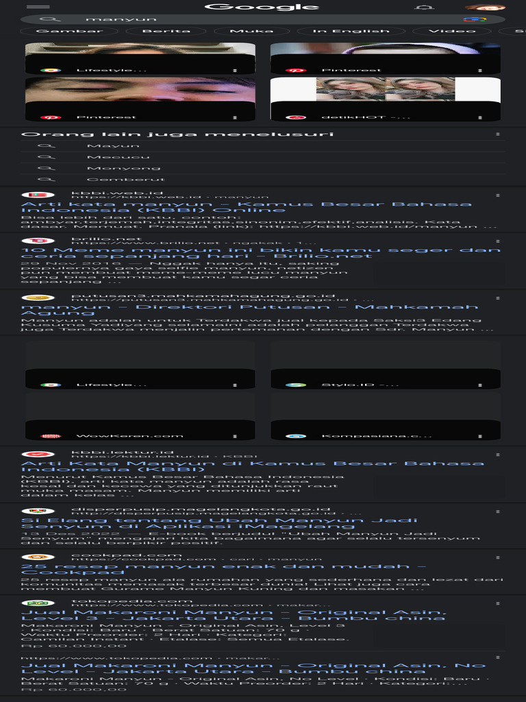 Manyun - Penelusuran Google | PDF | Ilmu Sosial