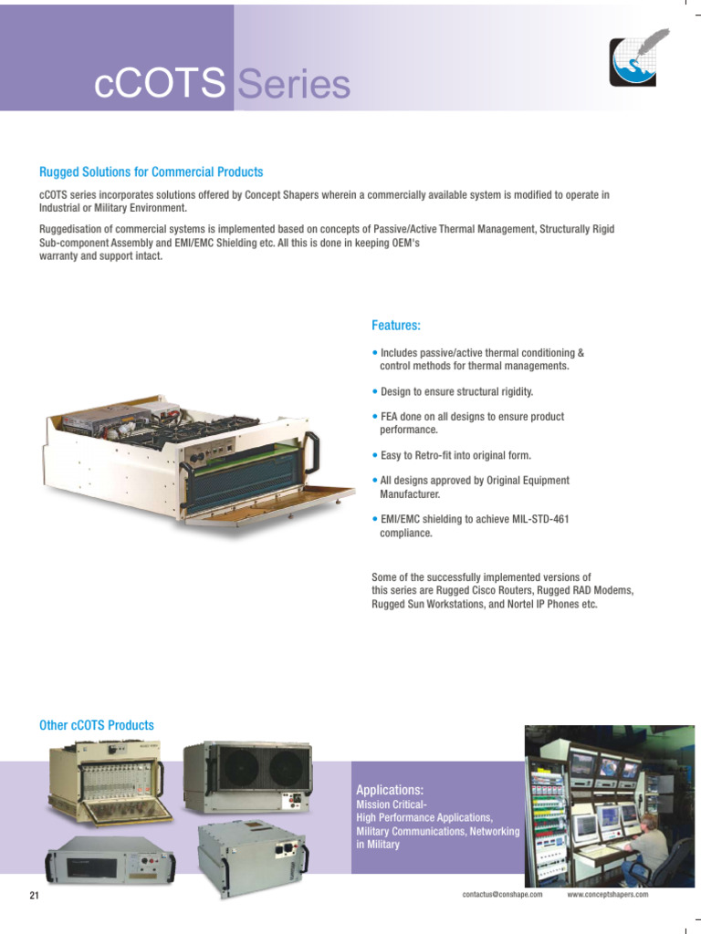 C COTS | PDF | Electromagnetic Compatibility | Electromagnetic Interference