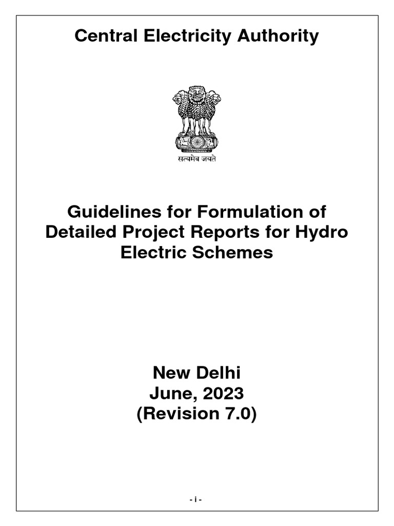 Guidelines For Formulation of DPR of HE Schemes Revision 7.0 CEA | PDF ...