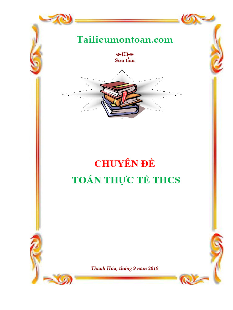 Toán Thực Tế Thcs | PDF