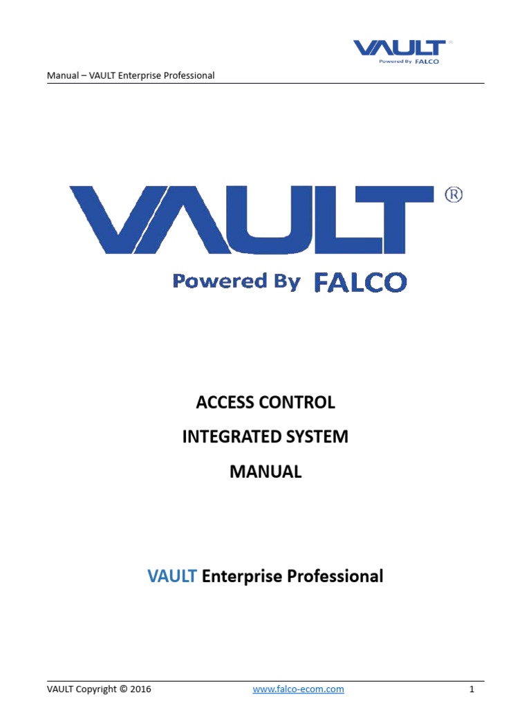 Vault Pro Manual | PDF | Ip Address | Microsoft Windows