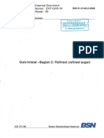 Spesifikasi SNI Gula Kristal Putih 2020 | PDF