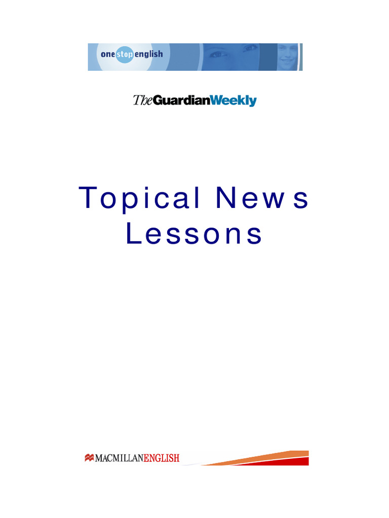 One Stop English - Topical News Lessons - 10 Ta | PDF | Influenza | Airbus