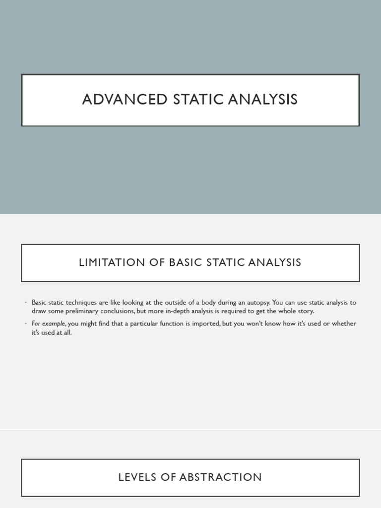 Chap-3 (Malware Analysis) (Sem-5) | PDF | Assembly Language | Computer ... Chap-3 (Malware Analysis) (Sem-5) | PDF | Assembly Language | Computer ...
