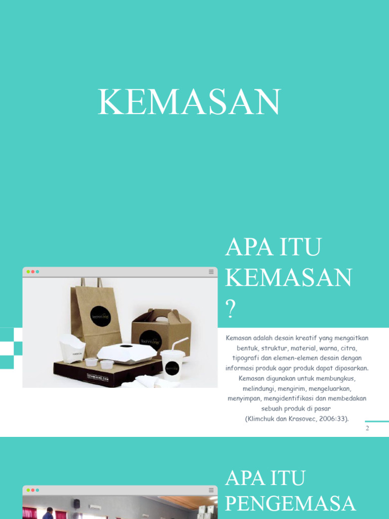 Materi Kemasan Pengemasan | PDF