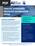SA8000 Standard 2014 | PDF