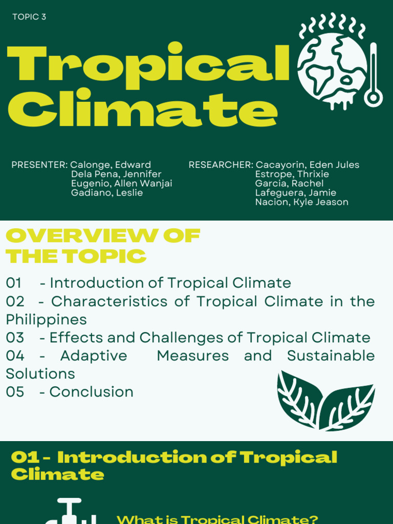 Tropical Climate PPT (2c) | Download Free PDF | Building Insulation ...