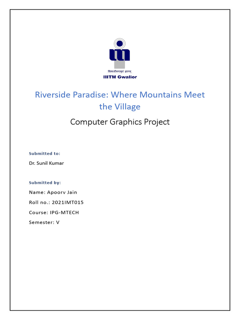 Advance Scenery | PDF | Computer Graphics | Graphics