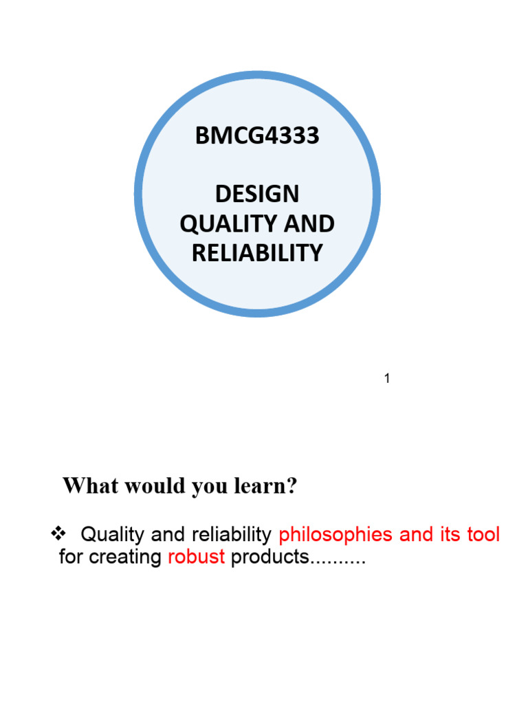 Chapter 1 - Introduction - TQM | PDF | Quality (Business) | Quality Management