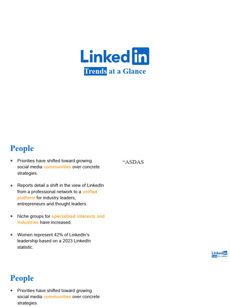 LinkedIn Trends | PDF