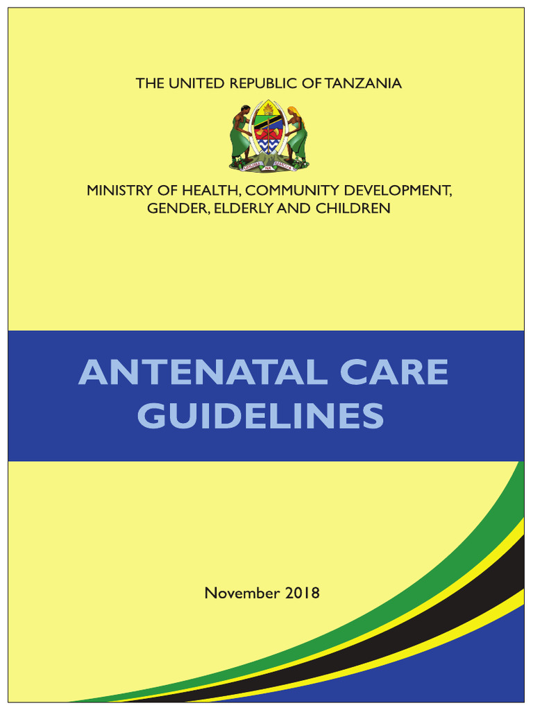 ANC Guidelines Final Aproved - 230822 - 084523 | PDF | Maternal Death ...