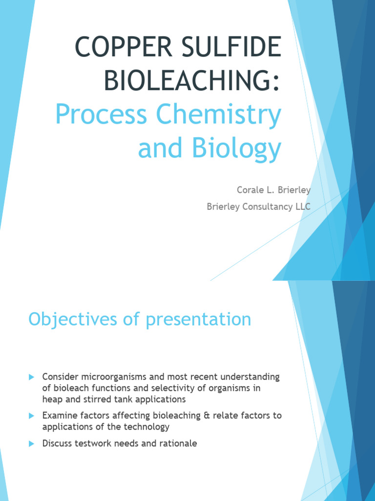 Bioleaching CORALES COGNIS | PDF | Redox | Carbon Dioxide