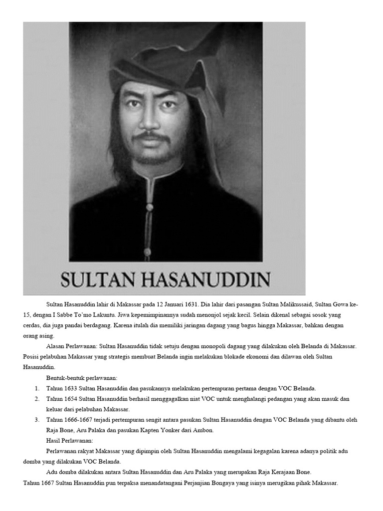 Sultan Hasanuddin PDF | PDF