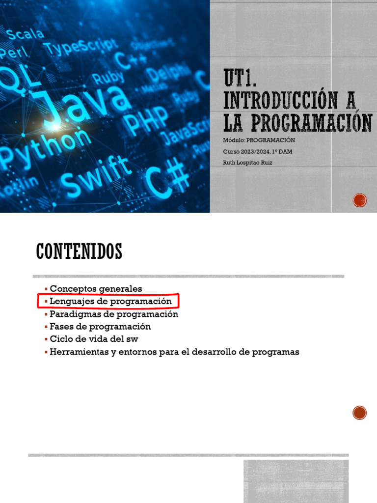 Ut1.2 Lenguajes Programacion | PDF | Programación de computadoras ...