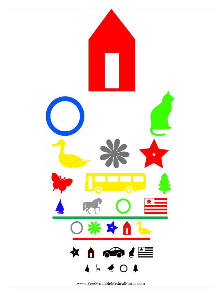 Pediatric Eye Chart | PDF