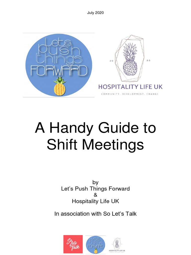 A Handy Guide To Shift Meetings | PDF