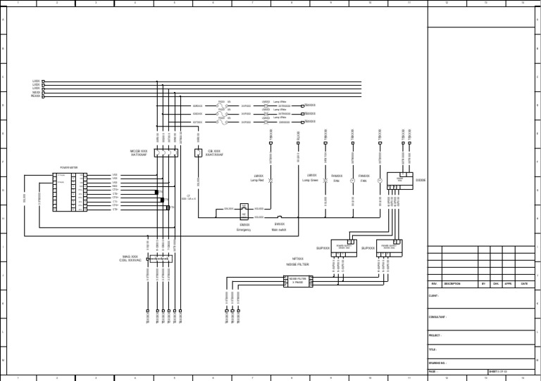 Draft Electrical Drawing | PDF