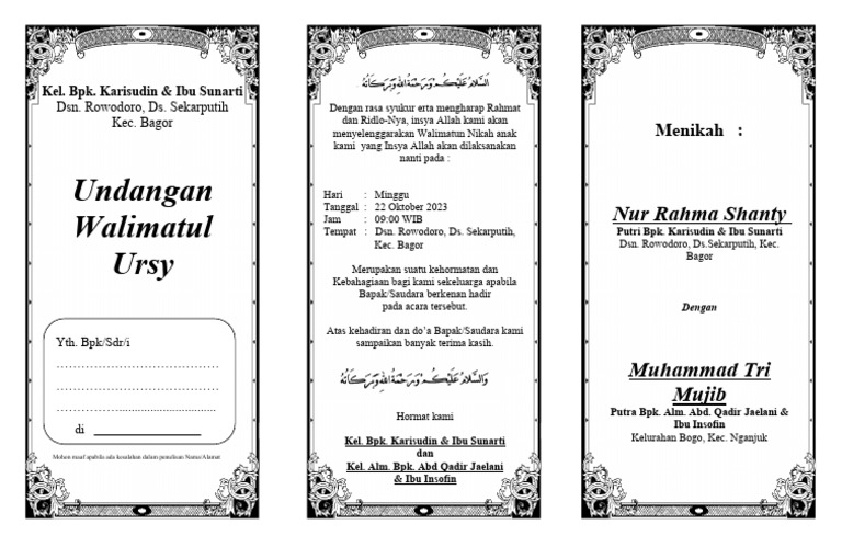 Undangan Walimahan Pdf