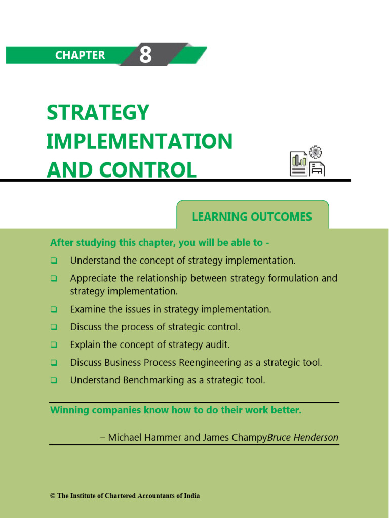Strategy Implementation and Control | PDF | Strategic Management | Business Process