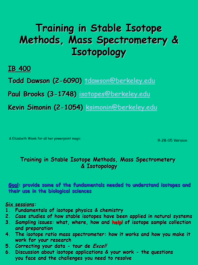 Isotope Intro | PDF | Isotope | Chemical Elements