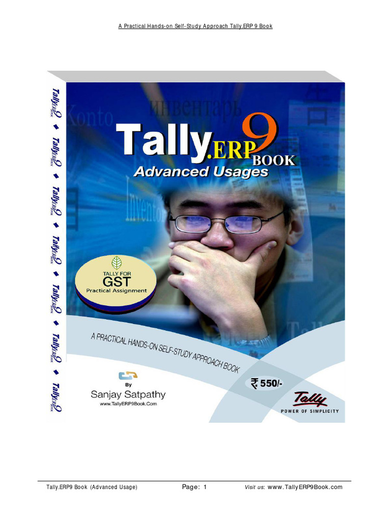 Tally.ERP 9 Practical Self-Study Guide | PDF | Invoice | Voucher