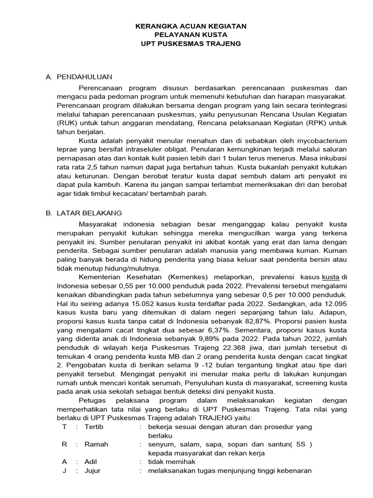 1 Kak Program Kusta 2023 | PDF