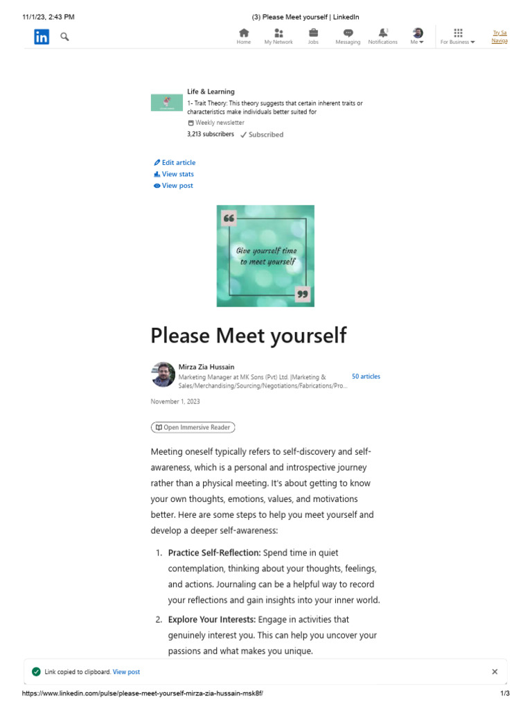 Self-Discovery and Awareness Guide | PDF | Thought | Self Awareness