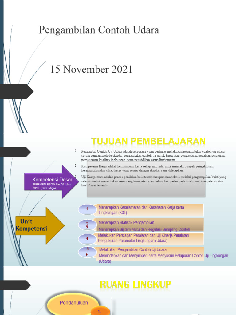 Pengambilan Contoh Udara | PDF