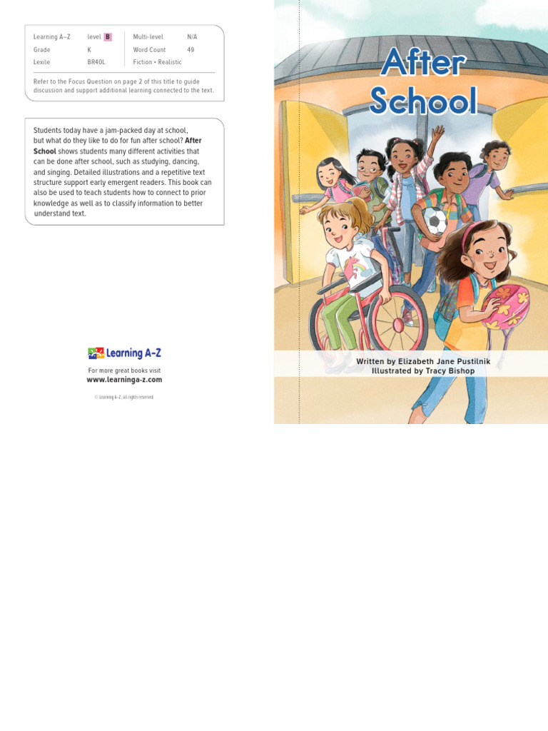 Raz Lb65 Afterschool CLR Ds | PDF
