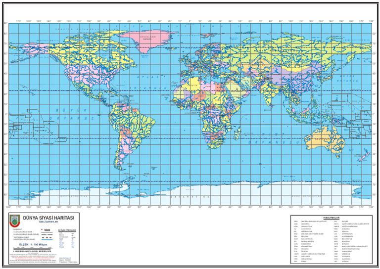 Dunya Siyasi Haritasi 1562 | PDF
