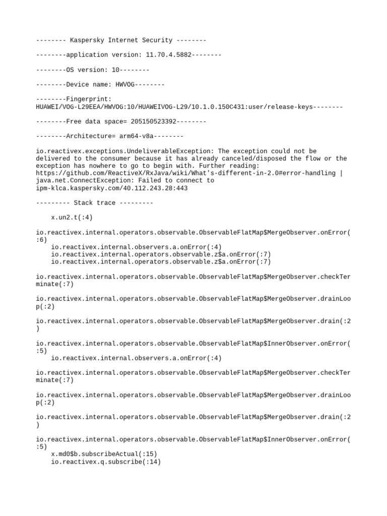 Stack Trace 2021 08 05 10 49 57 999 Pdf Cyberspace Computer Science