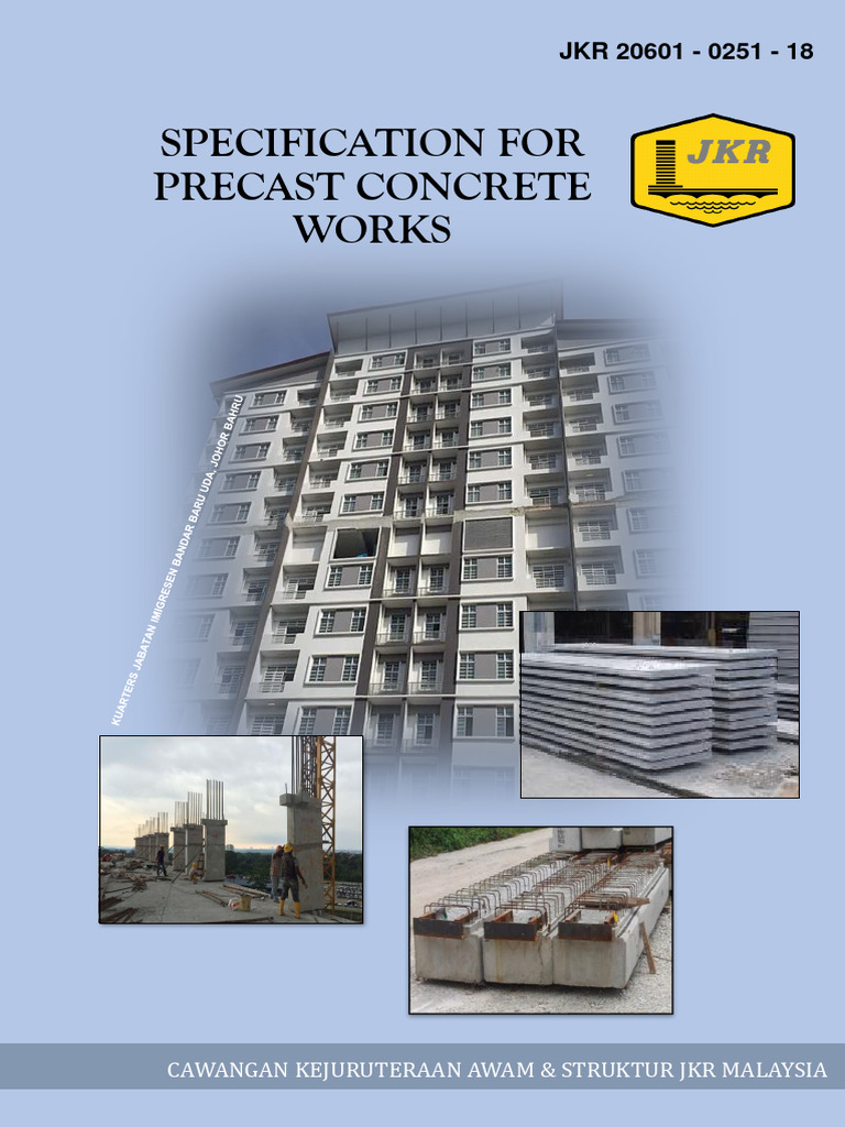 Precast Concrete Works Specification | PDF | Concrete | Construction