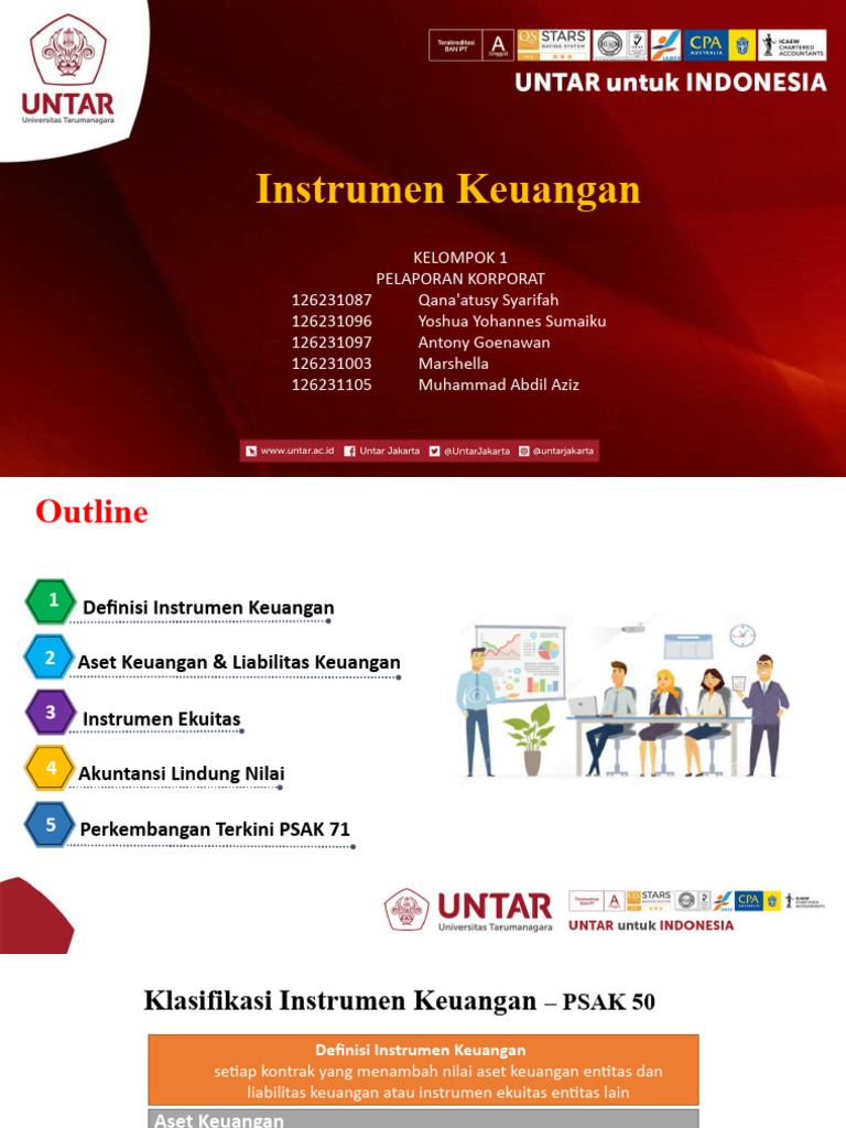 Klasifikasi Instrumen Keuangan PSAK | PDF
