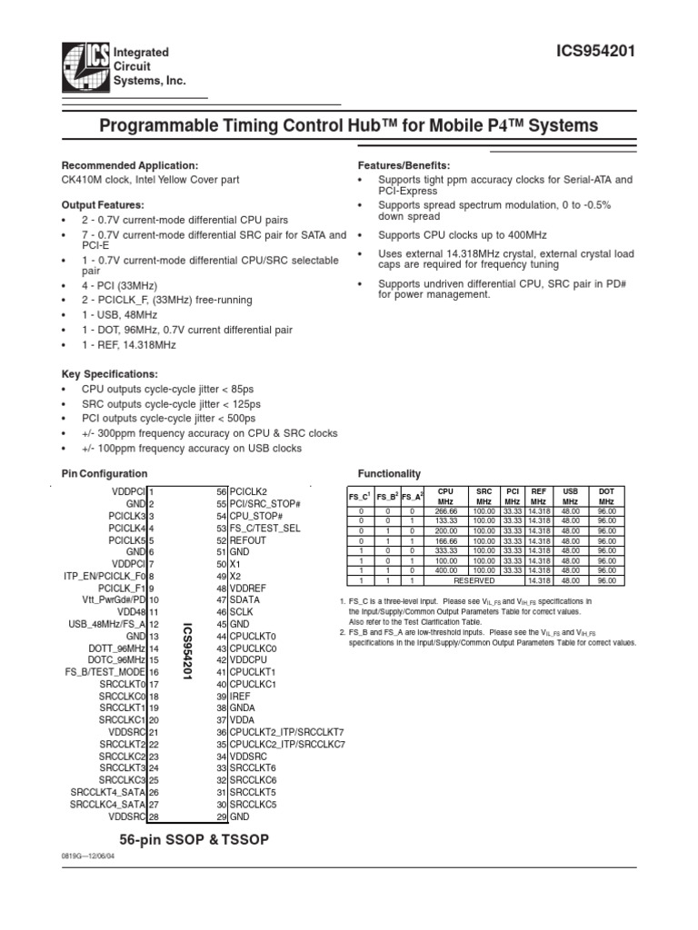 Datasheet | PDF | Computer Hardware | Electronic Engineering