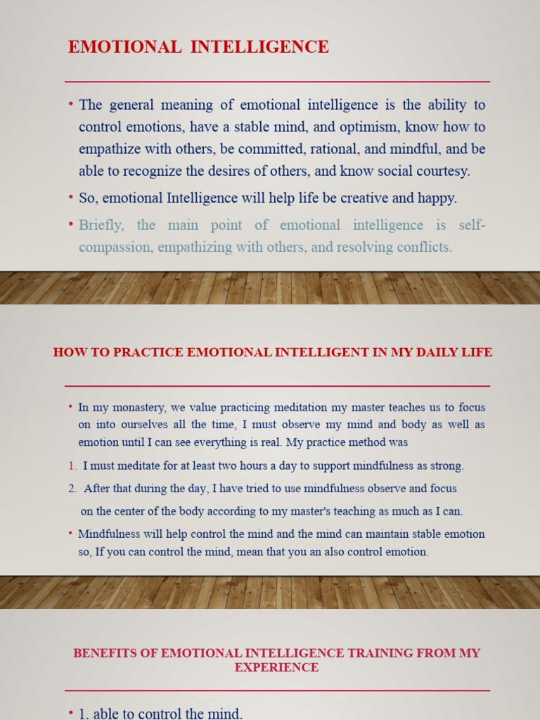 Emotional Intelligence | PDF