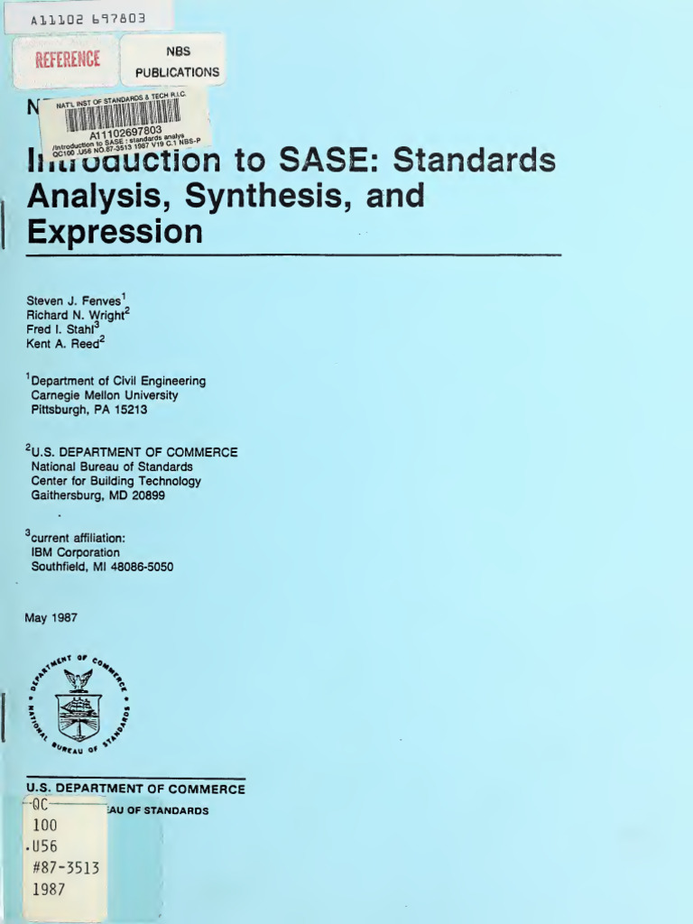 1987 - Fenves - Introduction To SASE | Download Free PDF | Stairs | Data