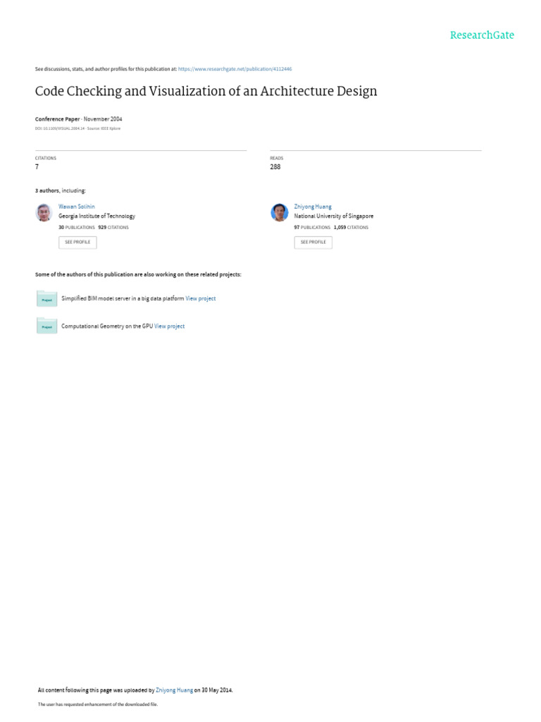 2004 - Xu - Code Checking and Visualization of An Architecture Design | PDF | Visualization ...