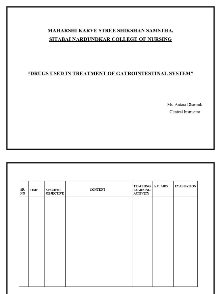 Pharmacology Lesson Plan 2 | PDF | Drugs | Medical Specialties