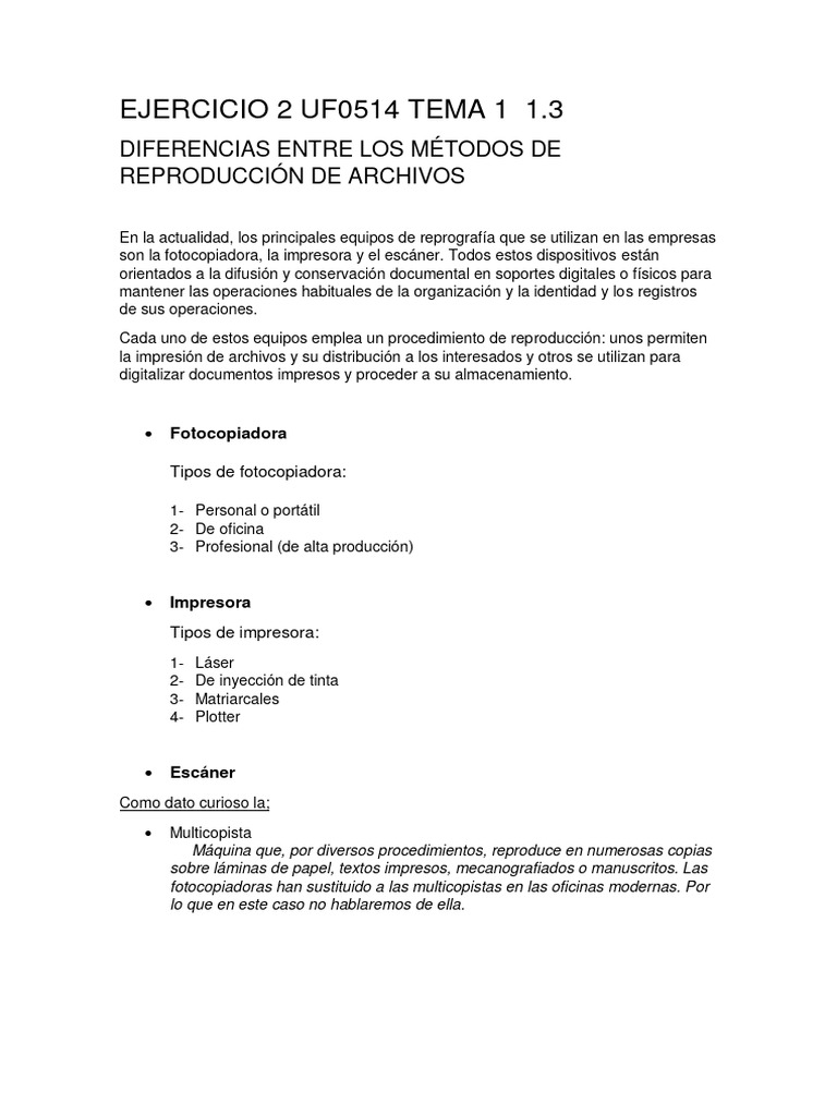 EJERCICIO 2 UF0514 TEMA 1 1.3 DIFERENCIAS ENTRE LOS MÉTODOS DE ... EJERCICIO 2 UF0514 TEMA 1 1.3 DIFERENCIAS ENTRE LOS MÉTODOS DE ...