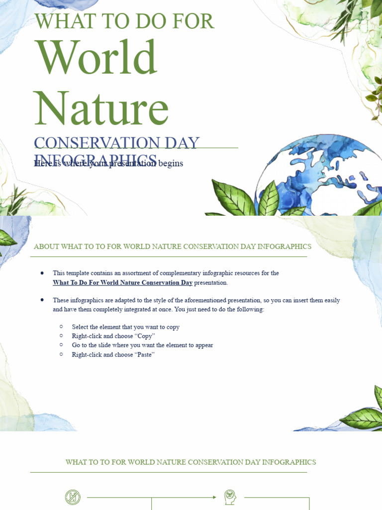 World Nature Conservation Day Infographics | PDF | Planets | Planets In ...