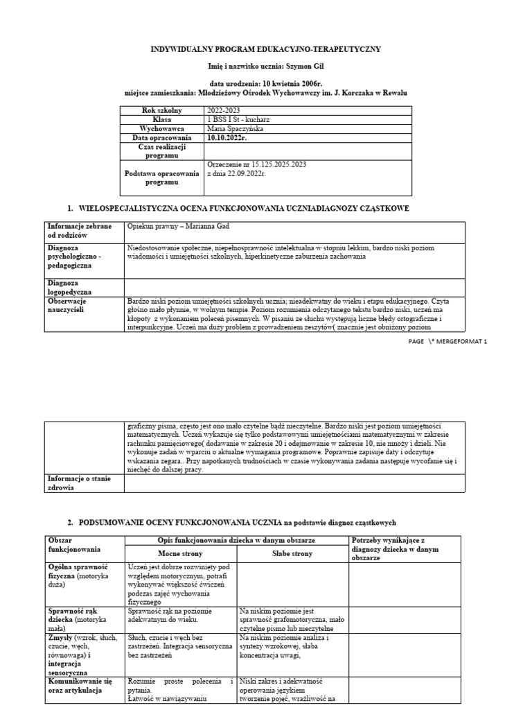 IPET Szymon Gil | PDF