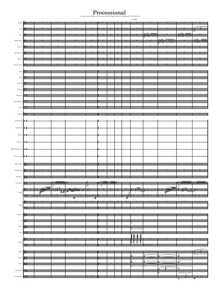 Processional Musescore-Orchestra-Arrangement-For-Wind-Ensemble | PDF