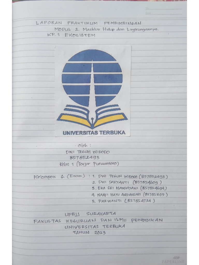 Modul 2 Kp.1 Ekosistem - Dwi Teguh Widodo - 857852493 | PDF