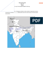 Class 12 History Map Work Guide | PDF | Mahatma Gandhi