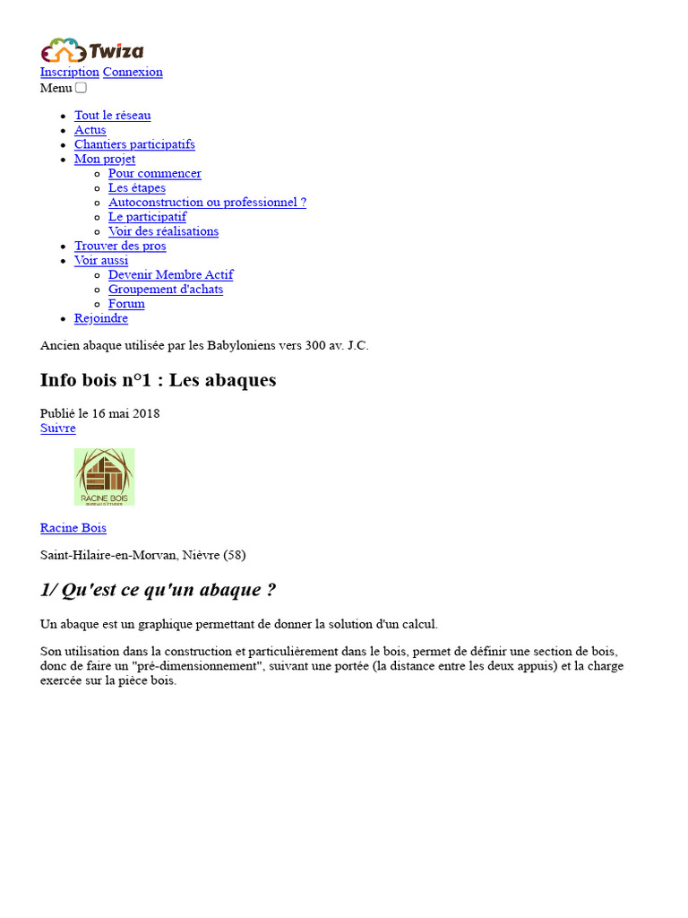 Comprendre les abaques en bois | PDF | Bois | Génie du bâtiment