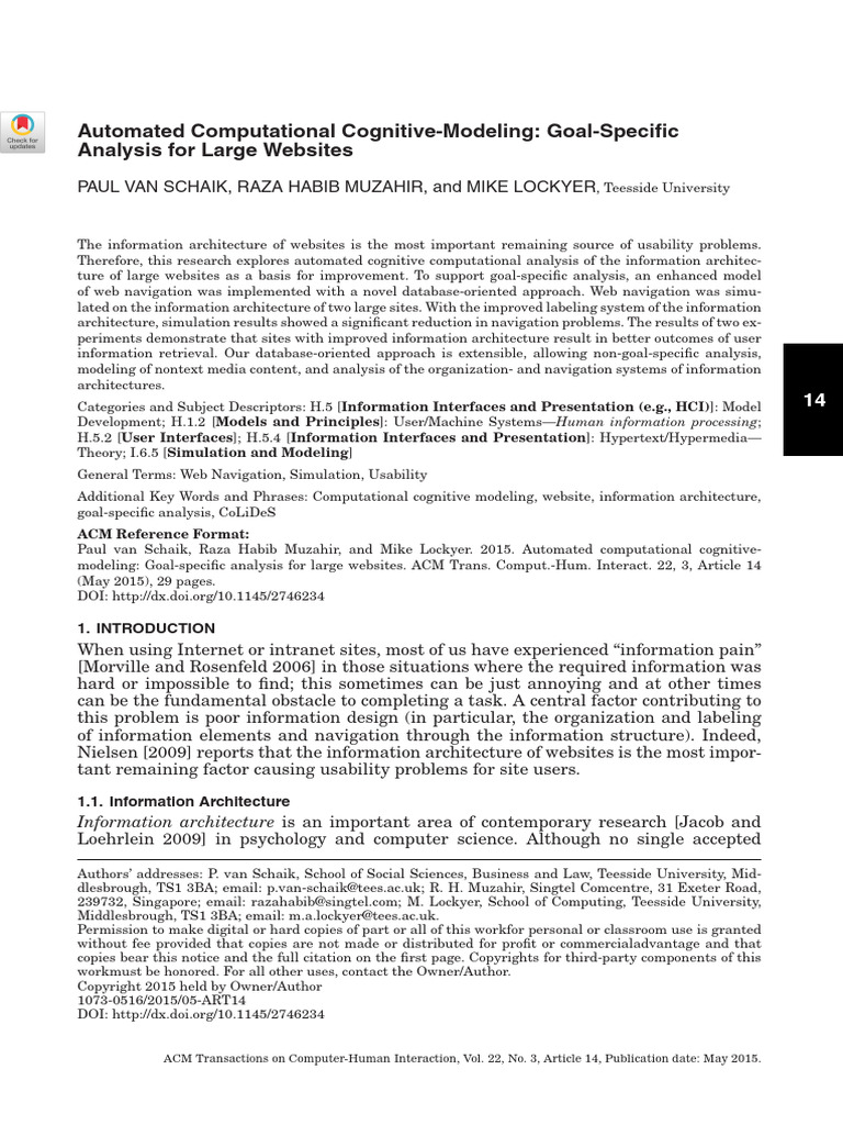 Automated Computational Cognitive-Modeling | PDF | Internet & Web ... Automated Computational Cognitive-Modeling | PDF | Internet & Web ...
