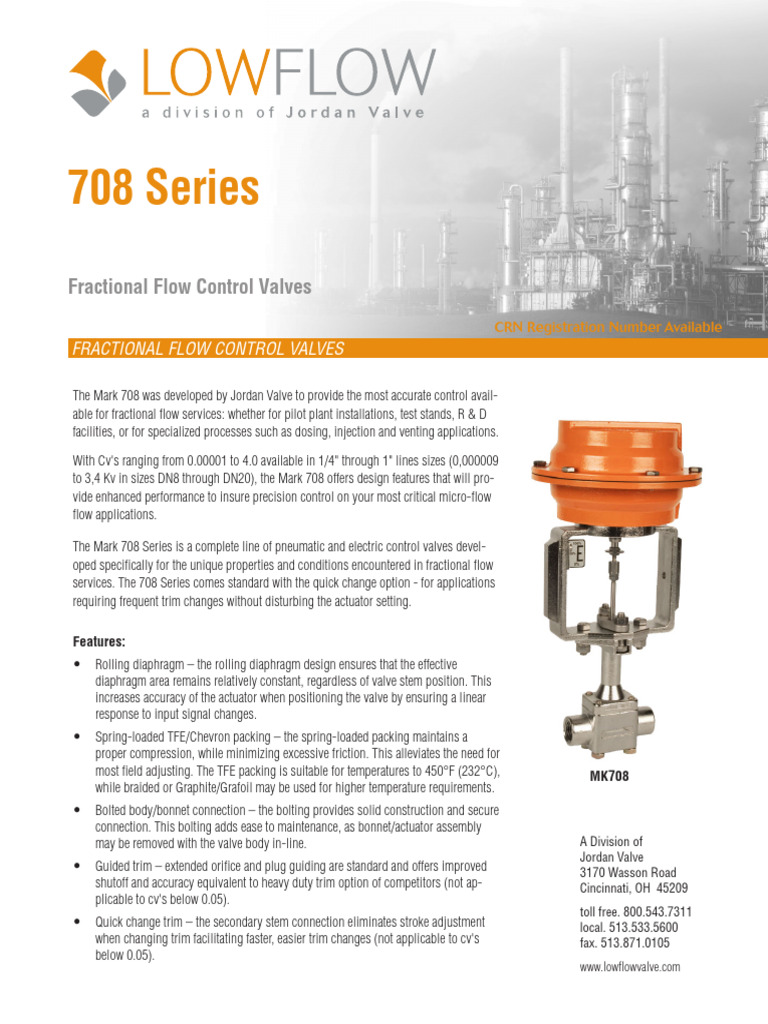 708 Series | PDF | Valve | Building Engineering